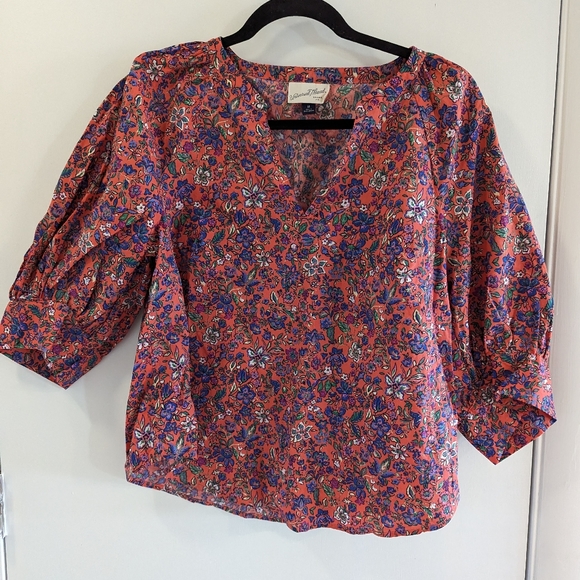Universal Thread | Tops | Universal Thread Orange Blouse | Poshmark